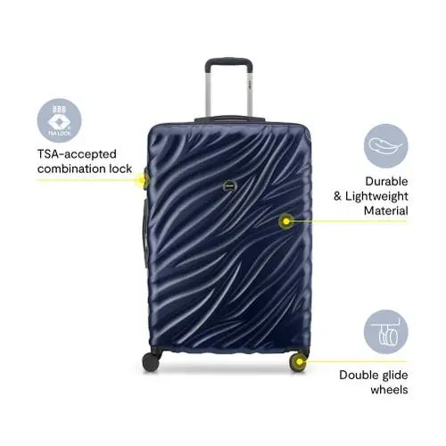 DELSEY PARIS Delsey Alexis Lightweight Checked Luggage - Navy