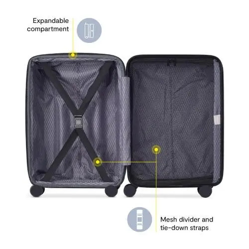 DELSEY PARIS Alexis Expandable 21" Carry-on Spinner Luggage - Burgundy