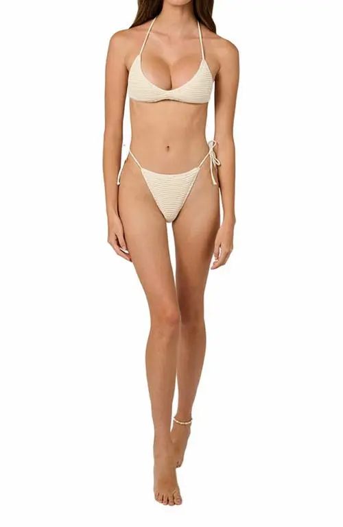 WeWoreWhat Tie Crochet Bikini Bottom - Off-white