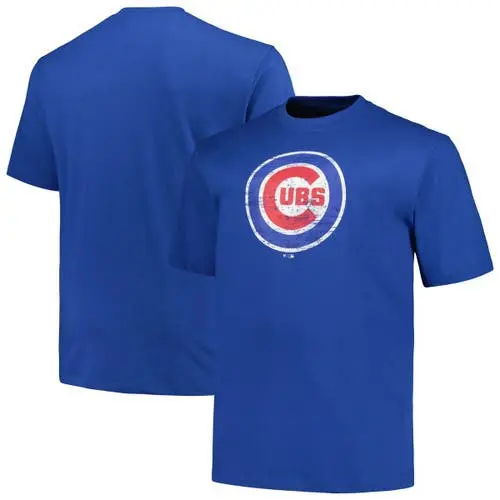 Profile Chicago Cubs Big & Tall Primary Logo T-shirt