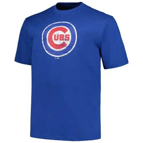 Profile Chicago Cubs Big & Tall Primary Logo T-shirt