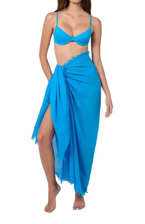 WeWoreWhat Raw Edge Maxi Sarong
