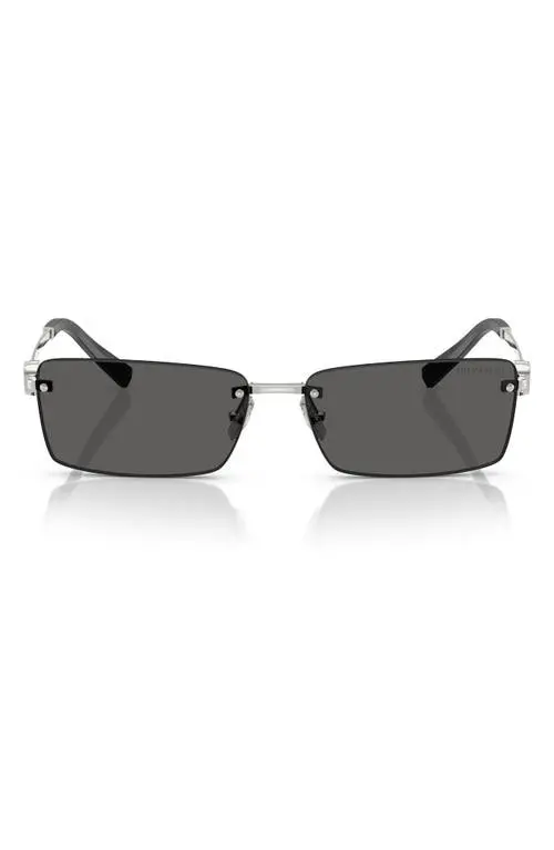 Tiffany & Co. Rectangular Sunglasses - Silver