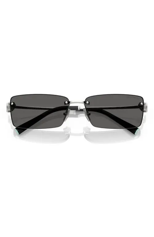 Tiffany & Co. Rectangular Sunglasses - Silver