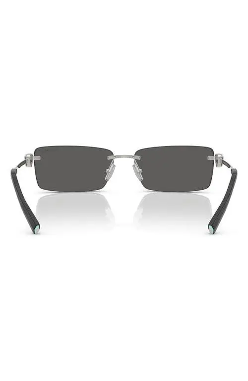 Tiffany & Co. Rectangular Sunglasses - Silver