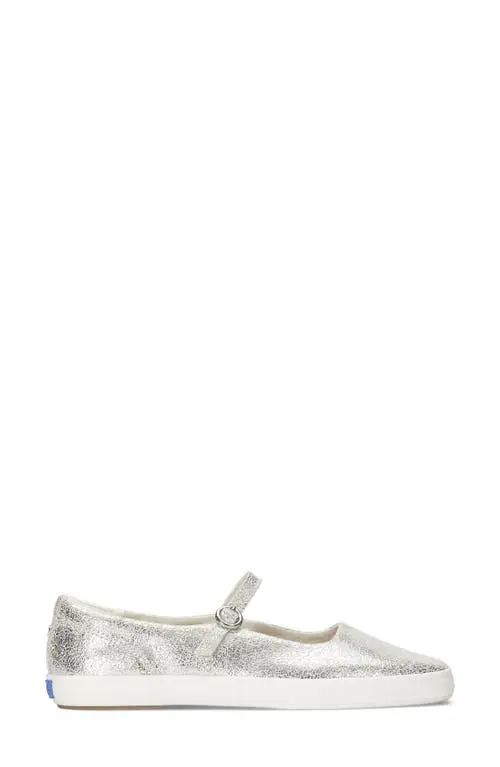 Keds® Square Toe Mary Jane Sneaker - Silver Grey