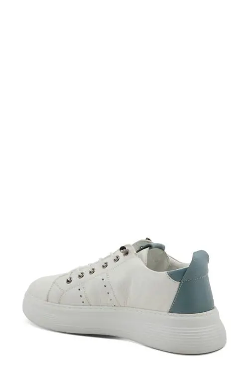 SPRING STEP SHOES France Leather Sneaker - Blue Multi