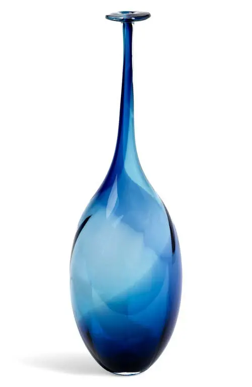 KOSTA BODA Fidji Extralarge Vase - Blue