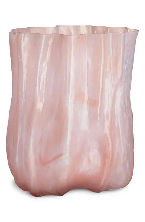 KOSTA BODA Crackle Tall Vase - Pink