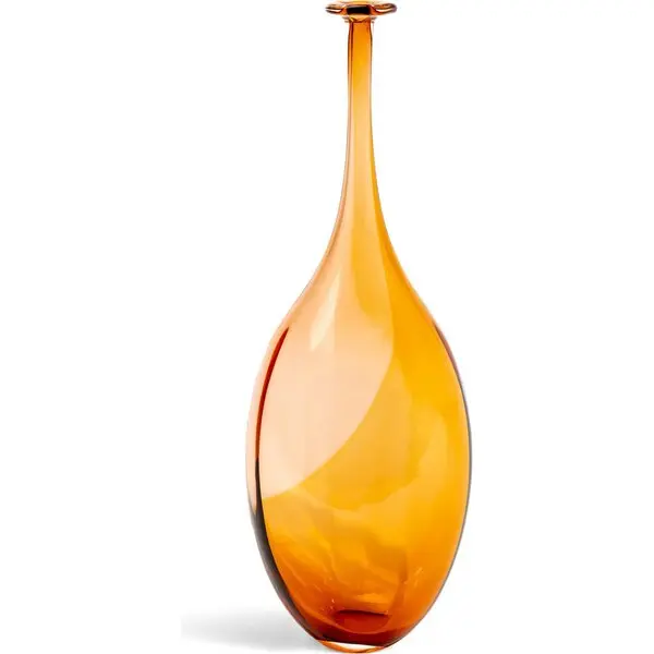 KOSTA BODA Fidji Large Vase - Orange