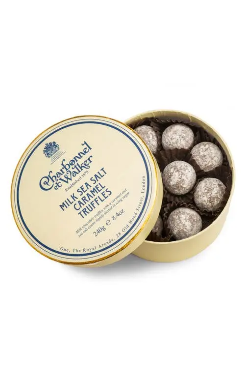 CHARBONNEL ET WALKER Milk Chocolate Sea Salt Truffles - Caramel