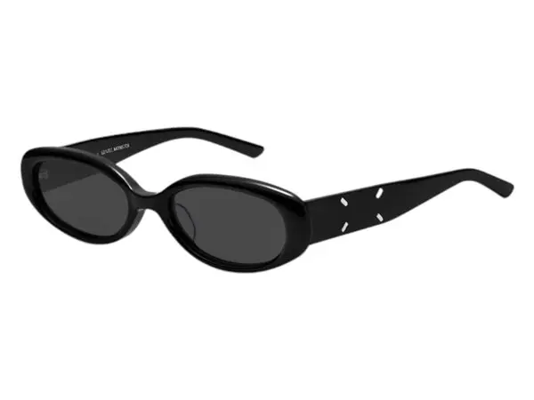 GENTLE MONSTER Maison Margiela Oval Sunglasses - Black Gray (mm206 01)