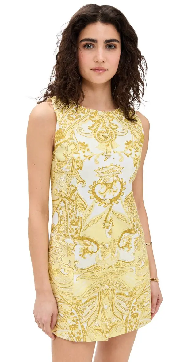 Hemant & Nandita Paisley Mini Dress