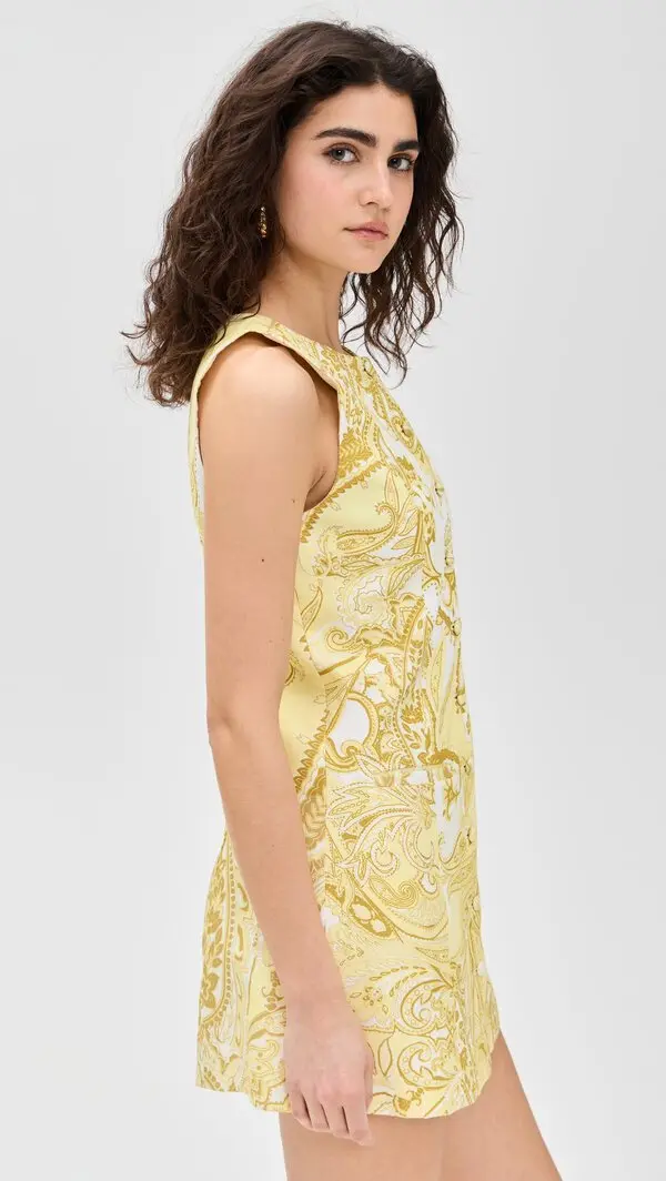 Hemant & Nandita Paisley Mini Dress