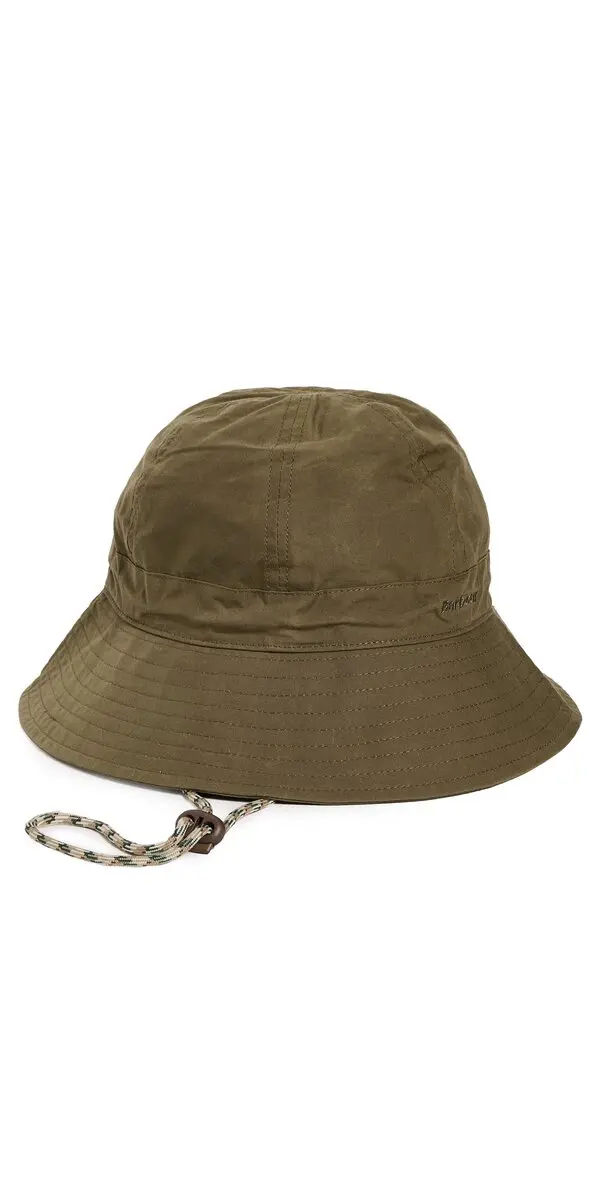 Barbour Transport 6 Panel Bucket Hat - Dusky Green