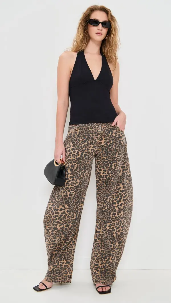 Free People Still Here Halter Neck Tank - Black