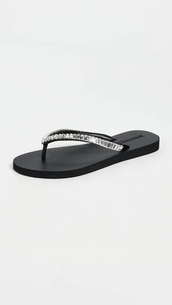 Mystique Crystal Embellished Flip Flops