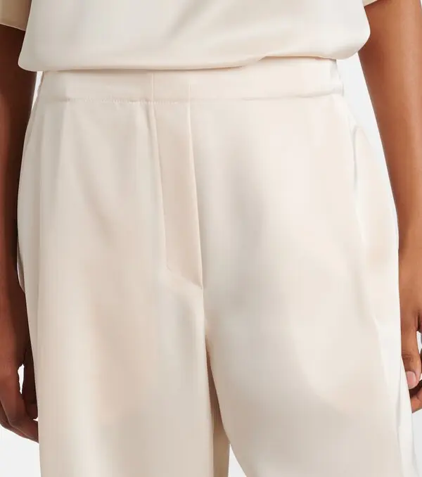 LESET Barb Pleated High-rise Pants