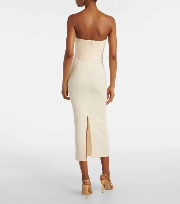 Alex Perry Crêpe Midi Dress