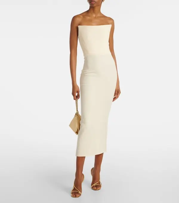 Alex Perry Crêpe Midi Dress