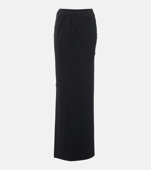 Jacquemus Peplo Maxi Skirt - Black