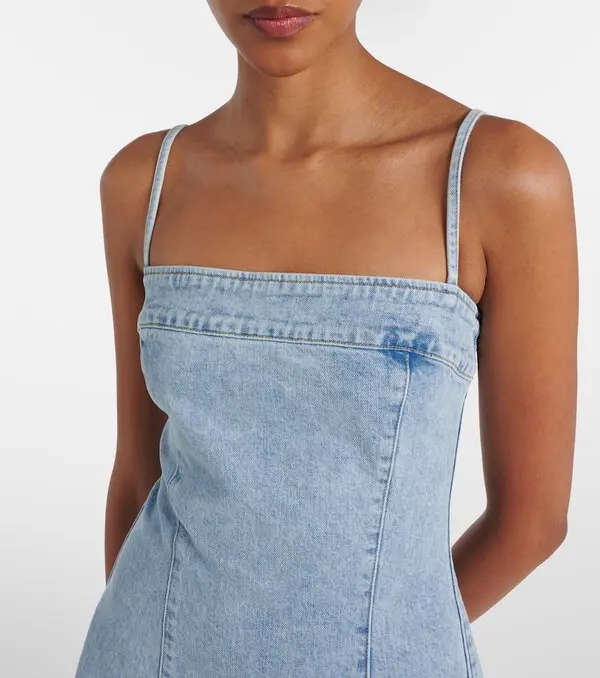 Simkhai Clarissa Denim Midi Dress