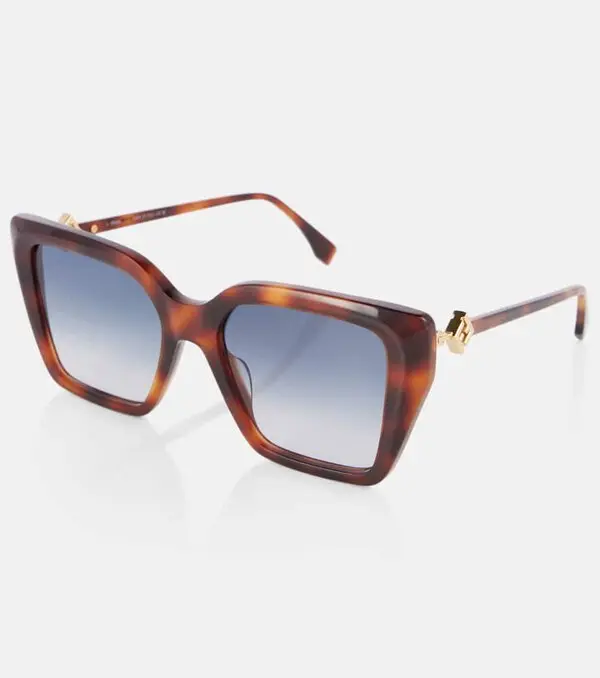 Fendi Ff Diamonds Cat-eye Sunglasses