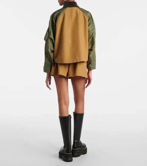 Sacai Cotton-blend Twill Blouson