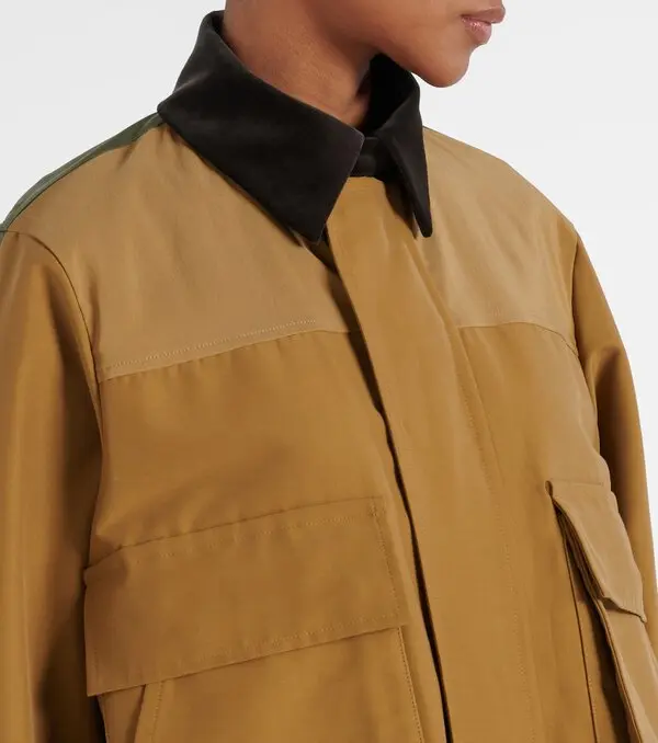 Sacai Cotton-blend Twill Blouson