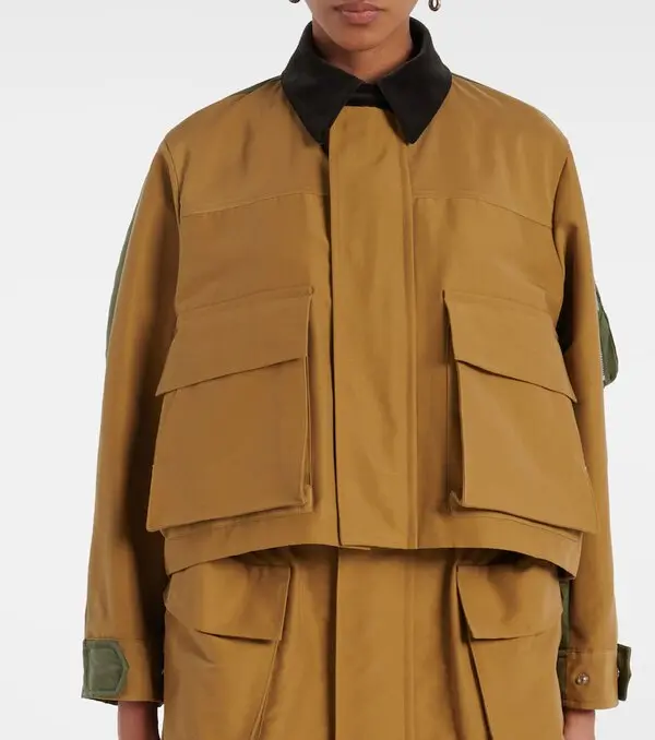 Sacai Cotton-blend Twill Blouson