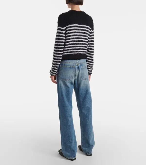 Khaite Jules Striped Cardigan