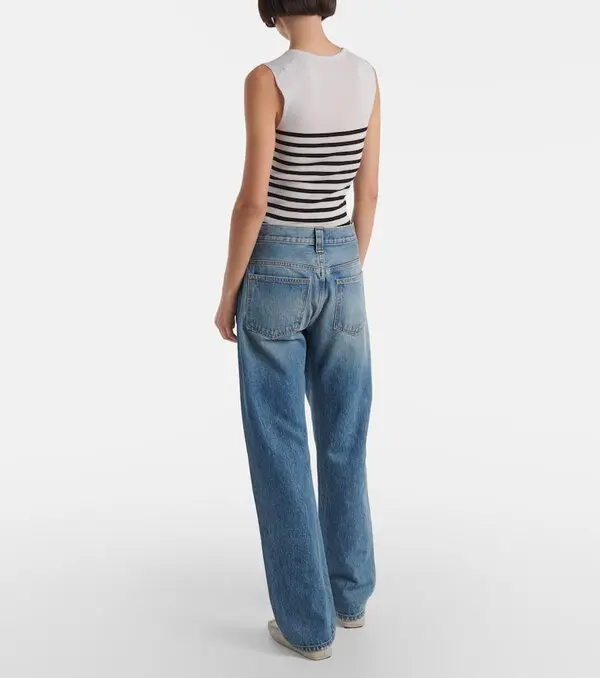 Khaite Callum Straight Jeans - Blue