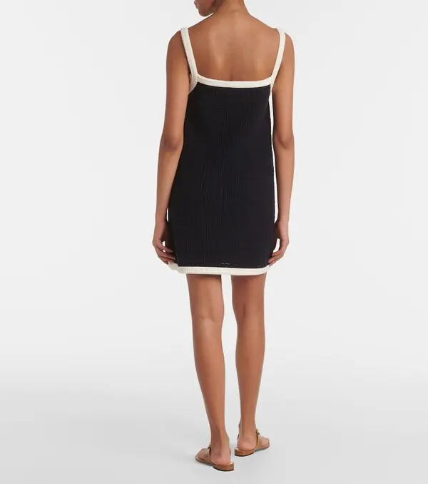 Gucci Knitted Cotton-blend Minidress