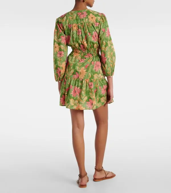 Velvet By Graham & Spencer Floral Cotton Mini Dress