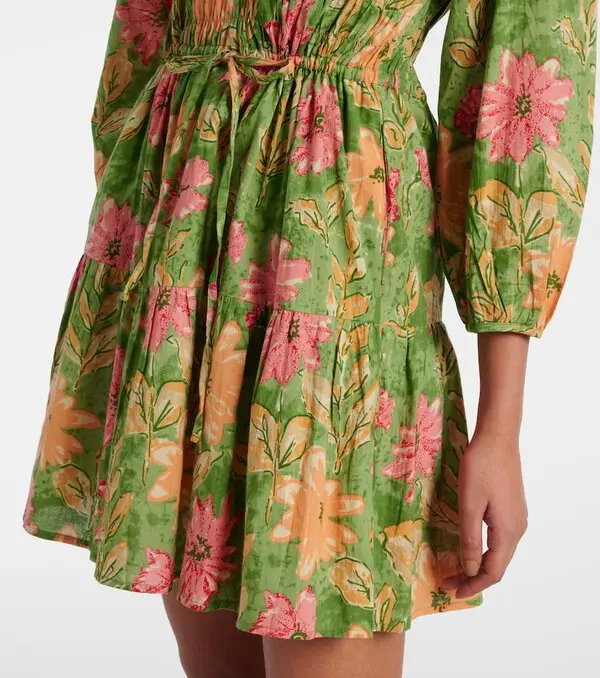 Velvet By Graham & Spencer Floral Cotton Mini Dress