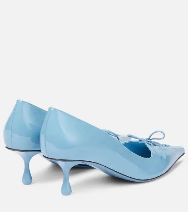 JIMMY CHOO Scarlett 50 Patent Leather Pumps - Blue