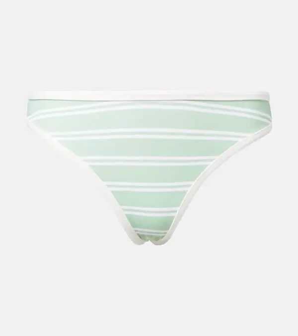 Marysia Ligne Striped Bikini Bottom - Green