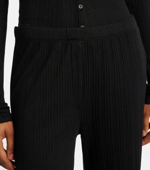 Velvet By Graham & Spencer Alemi Pointelle Straight Pants