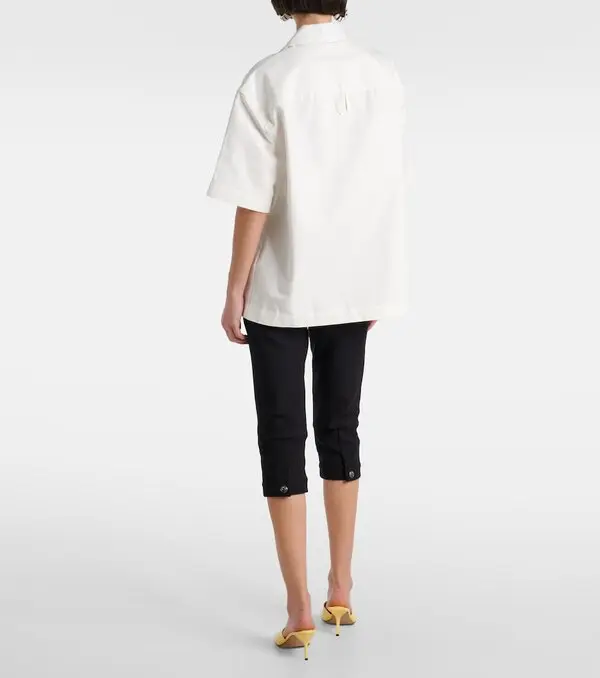 Jacquemus Jean Printed Cotton Shirt - White