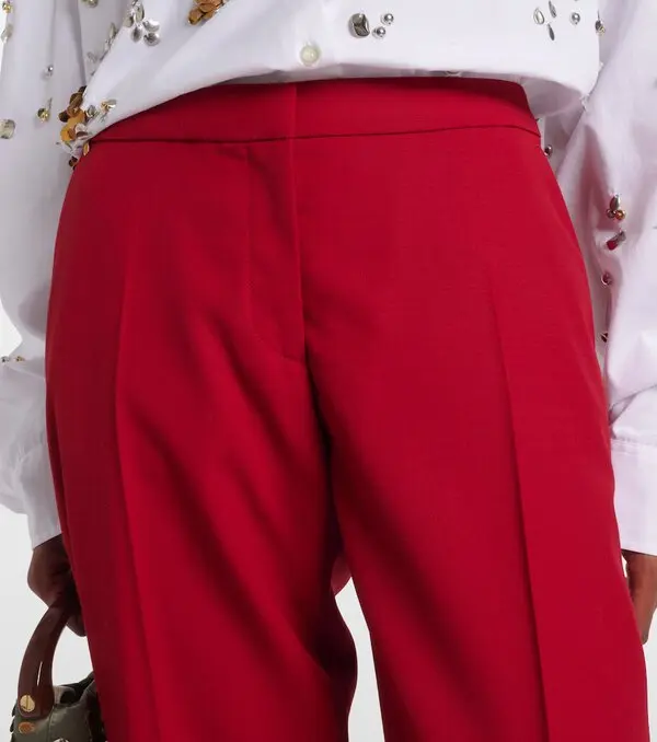 Dries Van Noten Wool Slim-fit Trousers