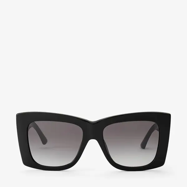 JIMMY CHOO Juliana Square Sunglasses - Black