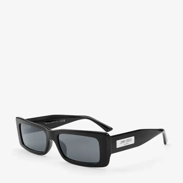 JIMMY CHOO Lennon Rectangular Sunglasses