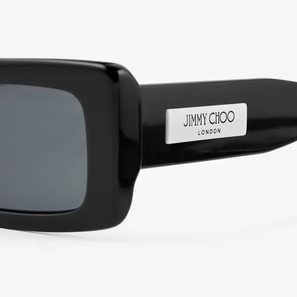 JIMMY CHOO Lennon Rectangular Sunglasses