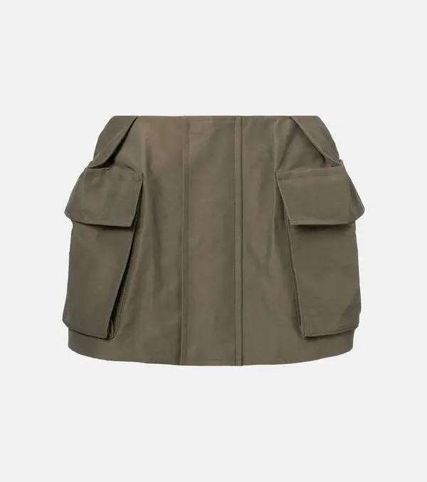 Sacai Cotton-blend Shorts - Green