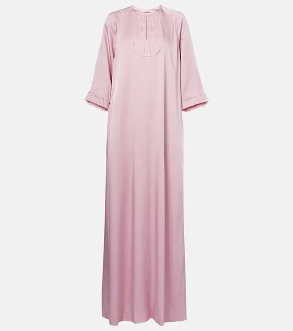 EMILIA WICKSTEAD Arles Satin Gown - Pink