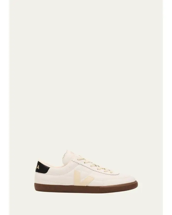 VEJA Panenka Leather Low-top Sneakers - White/black/bark