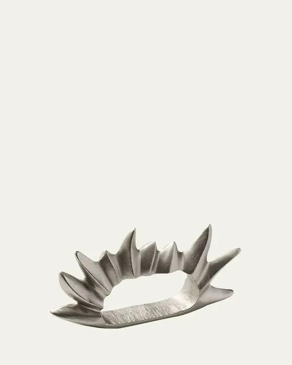 KIM SEYBERT Flame Napkin Ring - Silver
