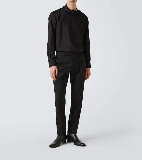 TOM FORD Silk Turtleneck Top