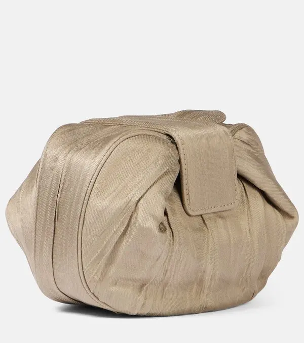 Gabriela Hearst Demi Clutch - Beige