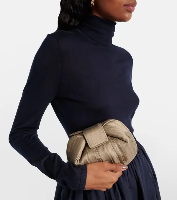 Gabriela Hearst Demi Clutch - Beige